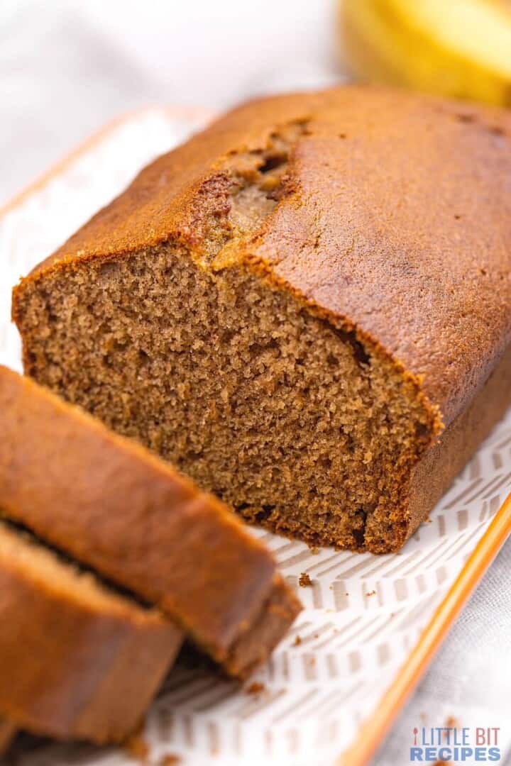 Mini Banana Bread For Two | Little Bit Recipes