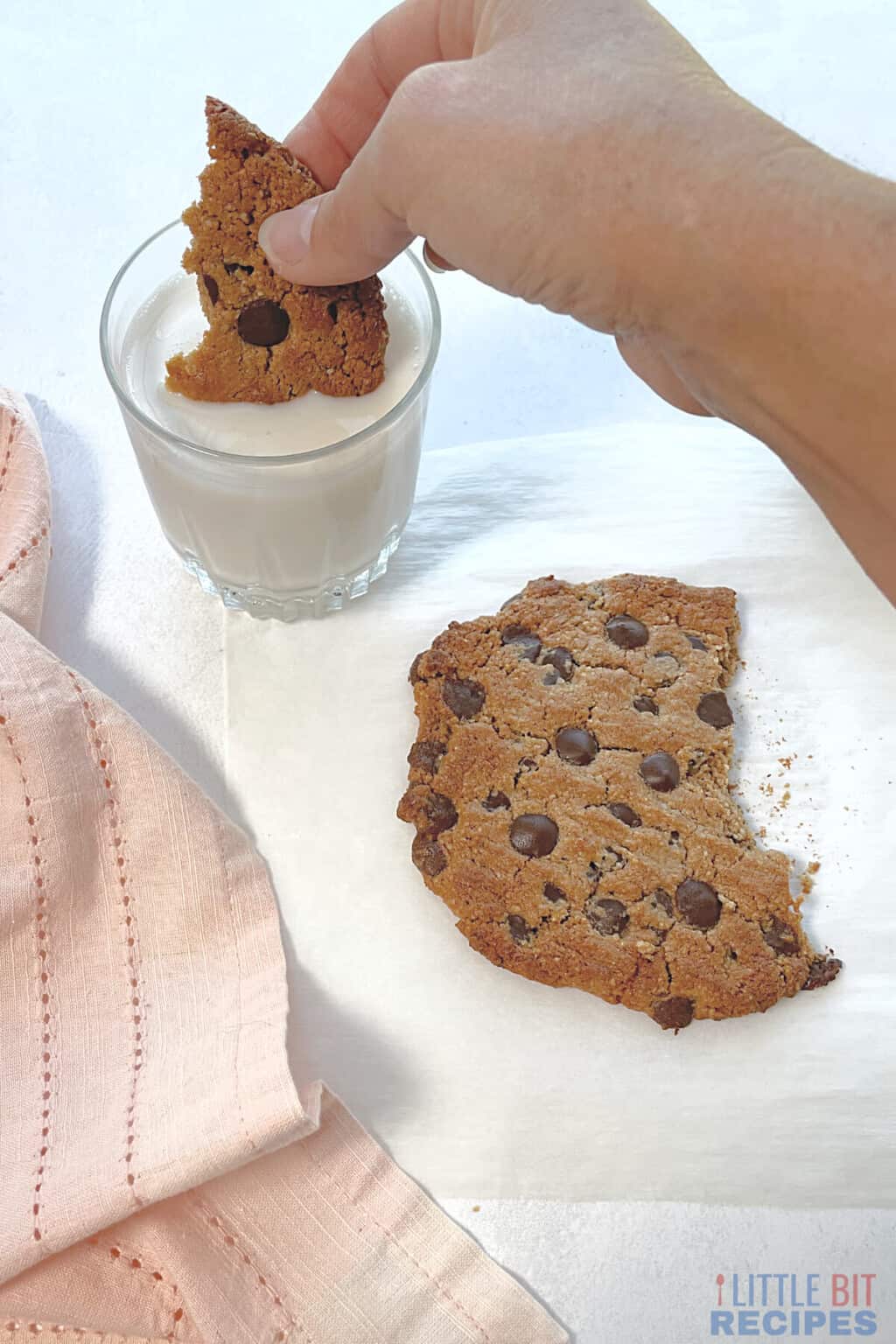 Healthy Single Serve Cookie (Vegan) | Little Bit Recipes