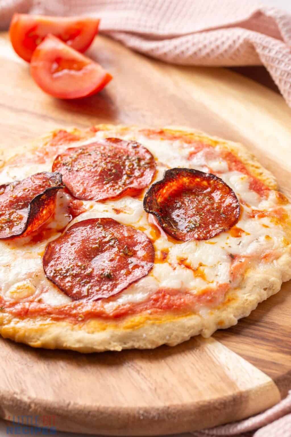 Single Serving Small Batch Pizza Dough | Little Bit Recipes