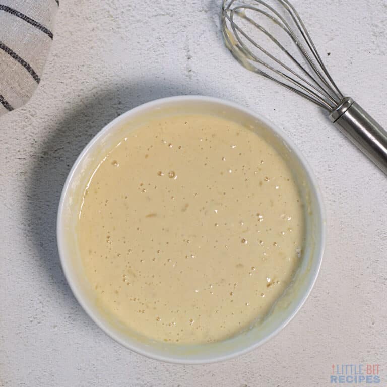 Single Serving Waffle Recipe For One | Little Bit Recipes