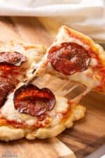 Personal Pizza For One Person | Little Bit Recipes