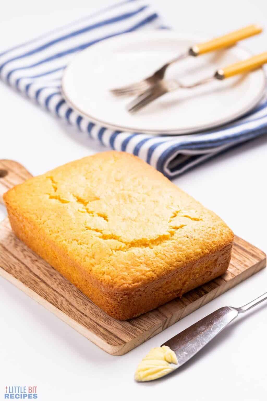 Small Batch Cornbread for Two | Little Bit Recipes