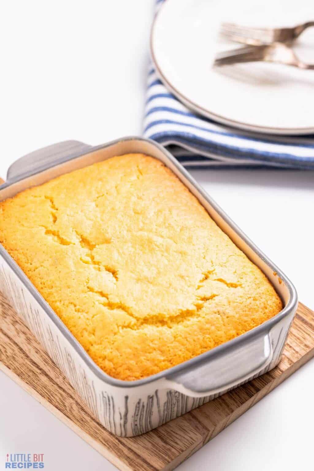 Small Batch Cornbread for Two | Little Bit Recipes