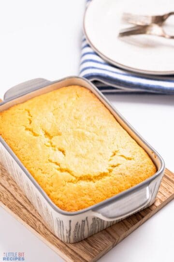 Small Batch Cornbread for Two | Little Bit Recipes