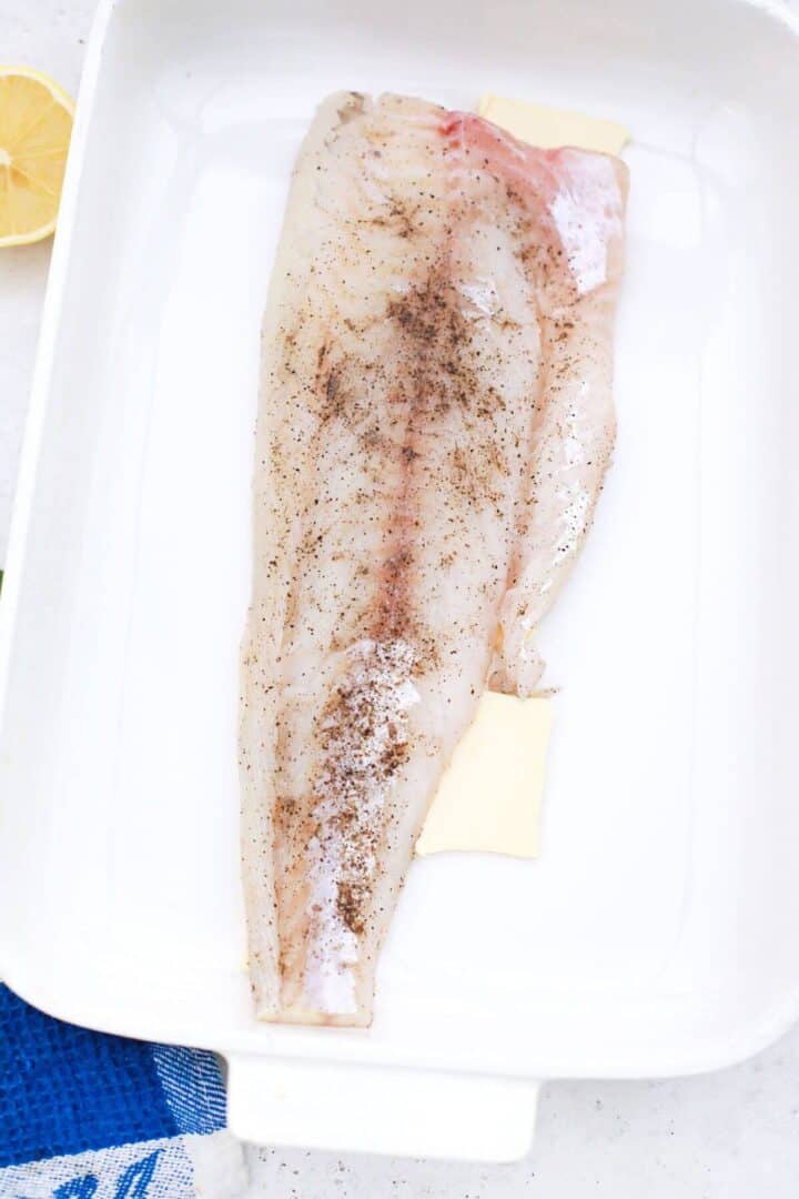 Baked Lemon Butter Fish | Little Bit Recipes