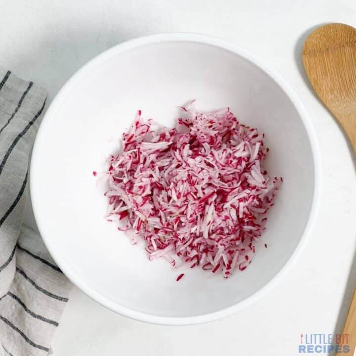 Easy Radish Salad | Little Bit Recipes
