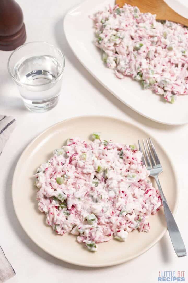 Easy Radish Salad | Little Bit Recipes
