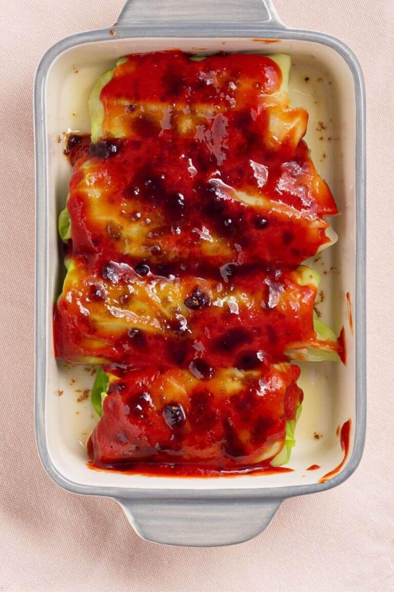 Polish Golumpki Stuffed Cabbage Rolls | Little Bit Recipes