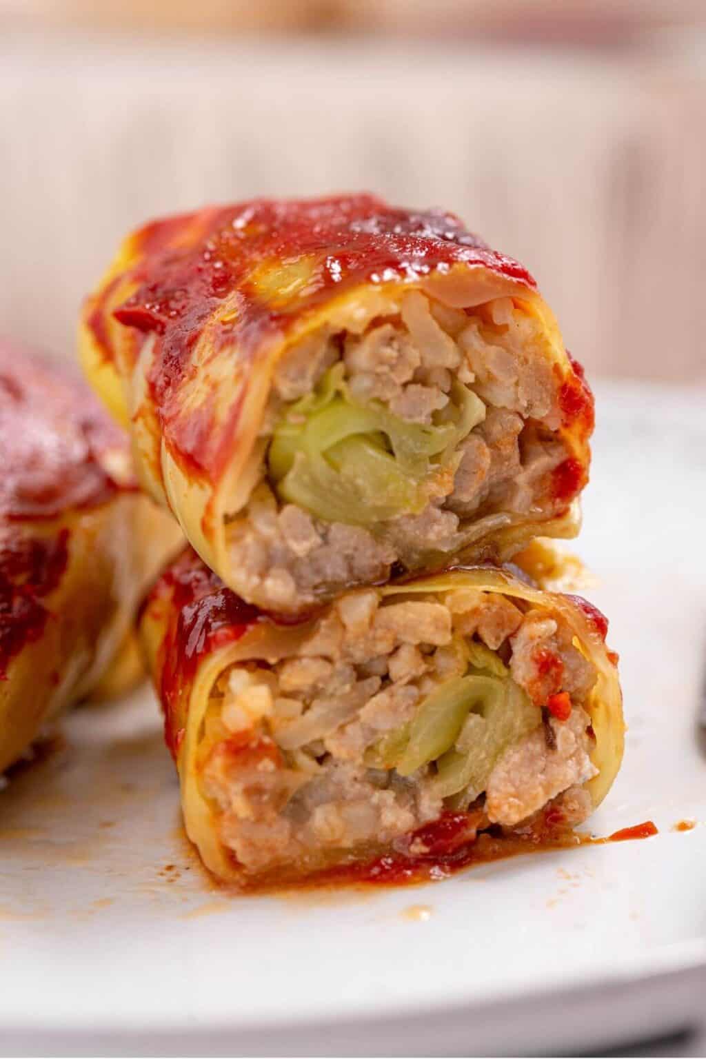 Polish Golumpki Stuffed Cabbage Rolls | Little Bit Recipes