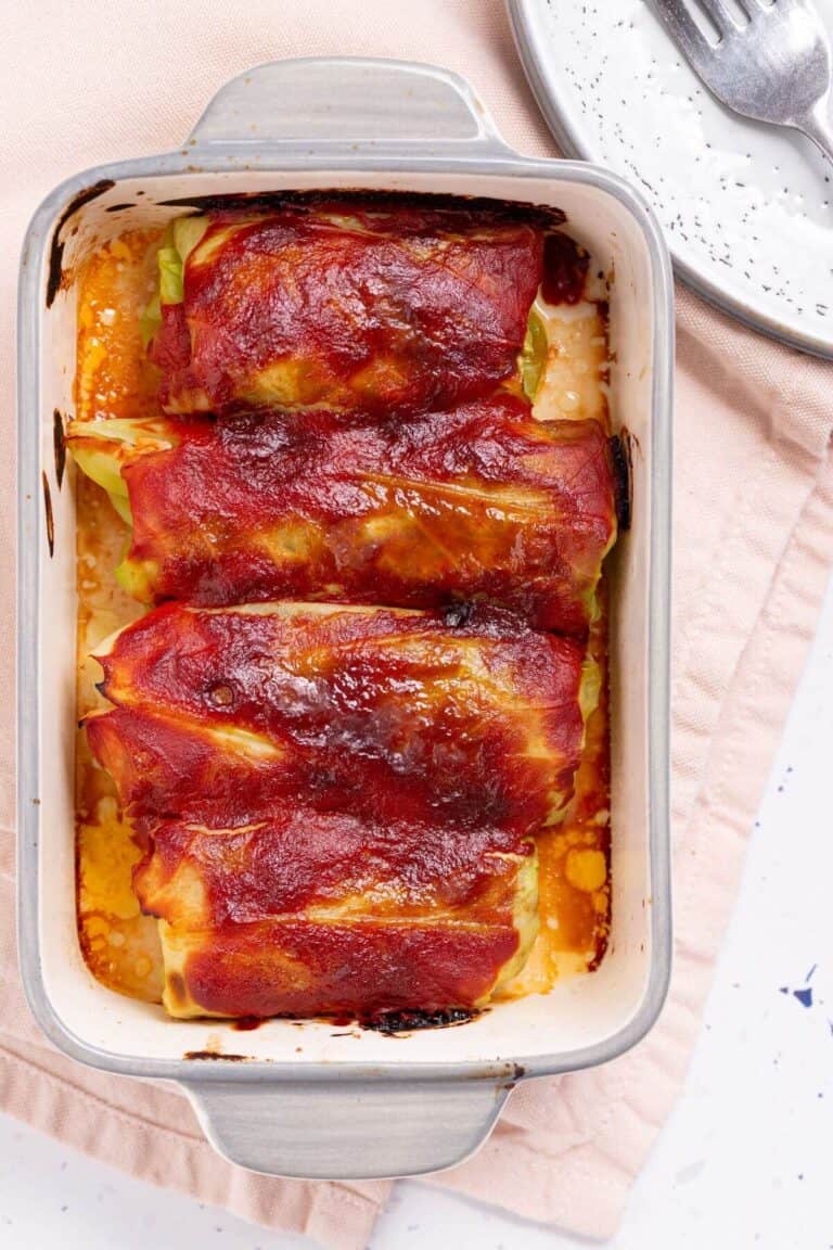 Polish Golumpki Stuffed Cabbage Rolls | Little Bit Recipes