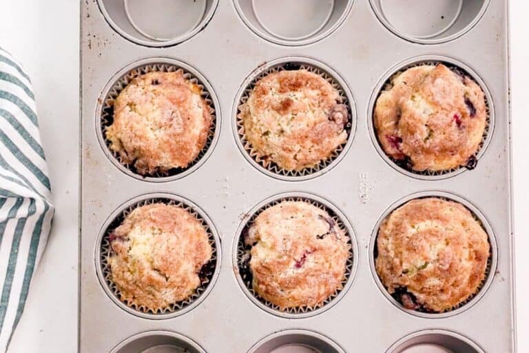 Small Batch Blueberry Muffins | Little Bit Recipes