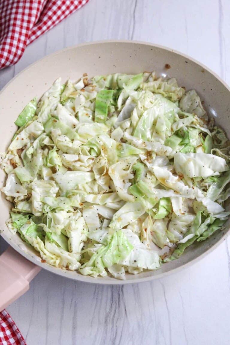 Southern Fried Cabbage with Bacon | Little Bit Recipes