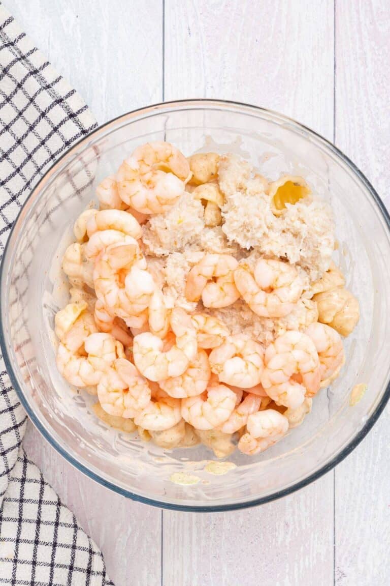 Seafood Pasta Salad | Little Bit Recipes