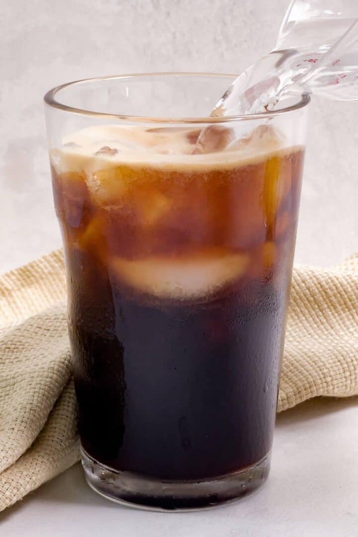Iced Americano Coffee | Little Bit Recipes