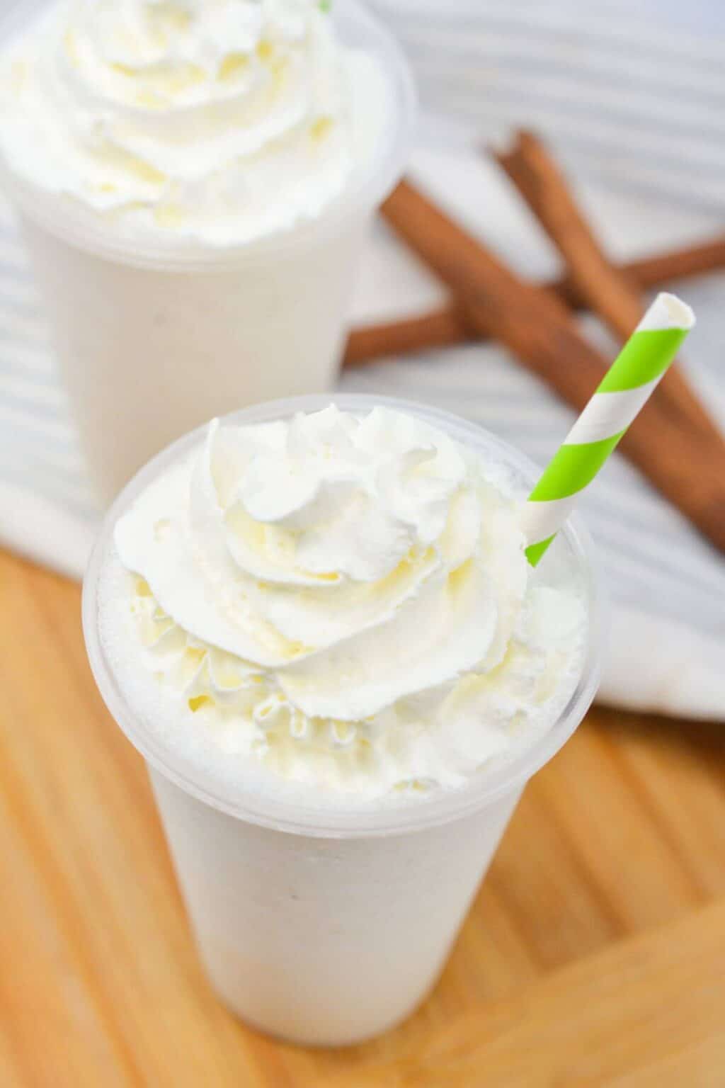 Vanilla Bean Frappuccino | Little Bit Recipes