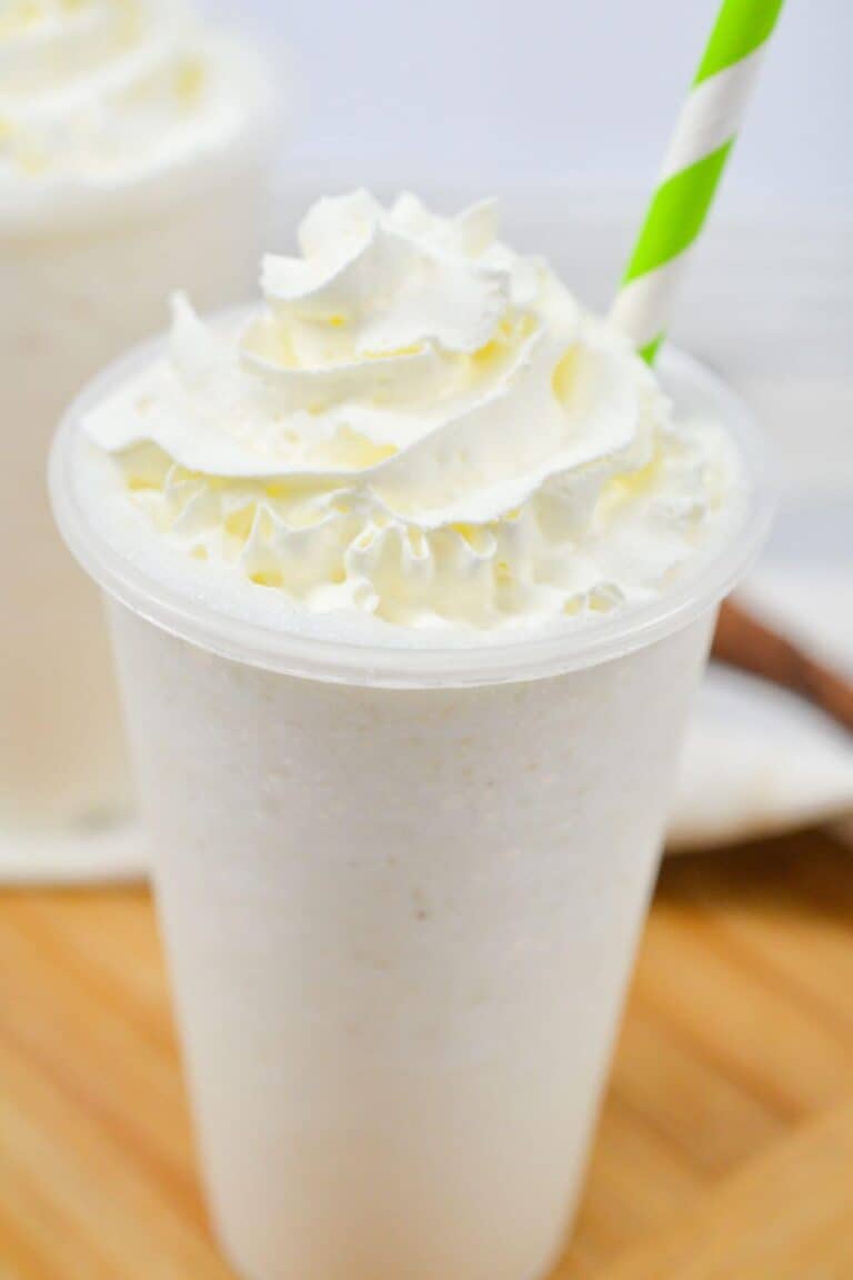 Vanilla Bean Frappuccino | Little Bit Recipes
