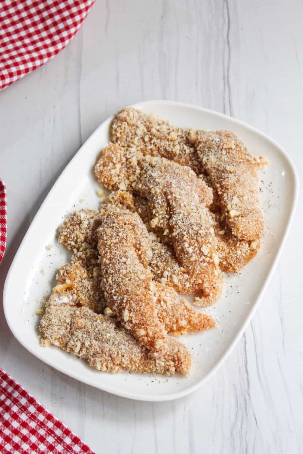 Air Fryer Chicken Tenders | Little Bit Recipes