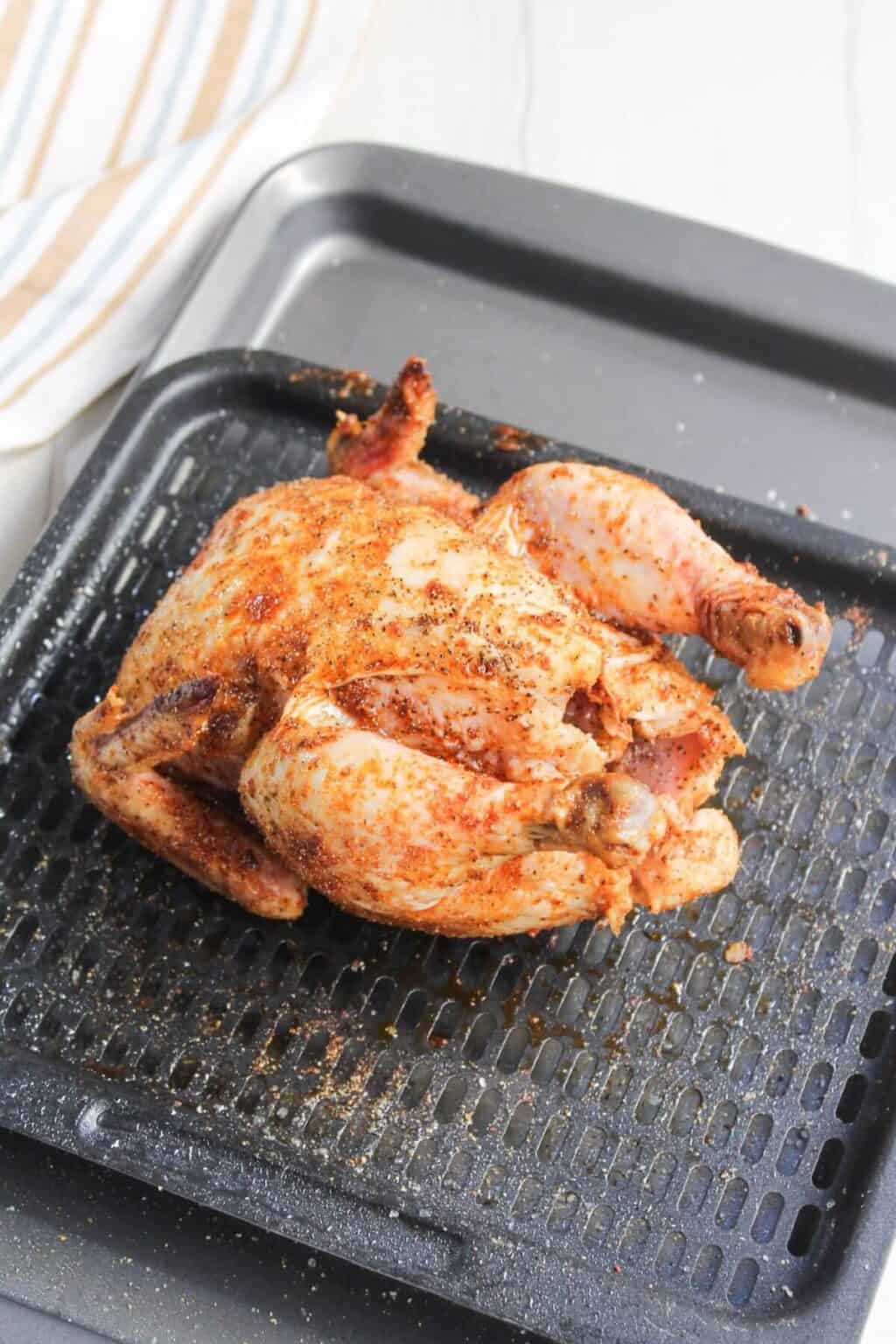 Air Fryer Cornish Hen from Frozen | Little Bit Recipes