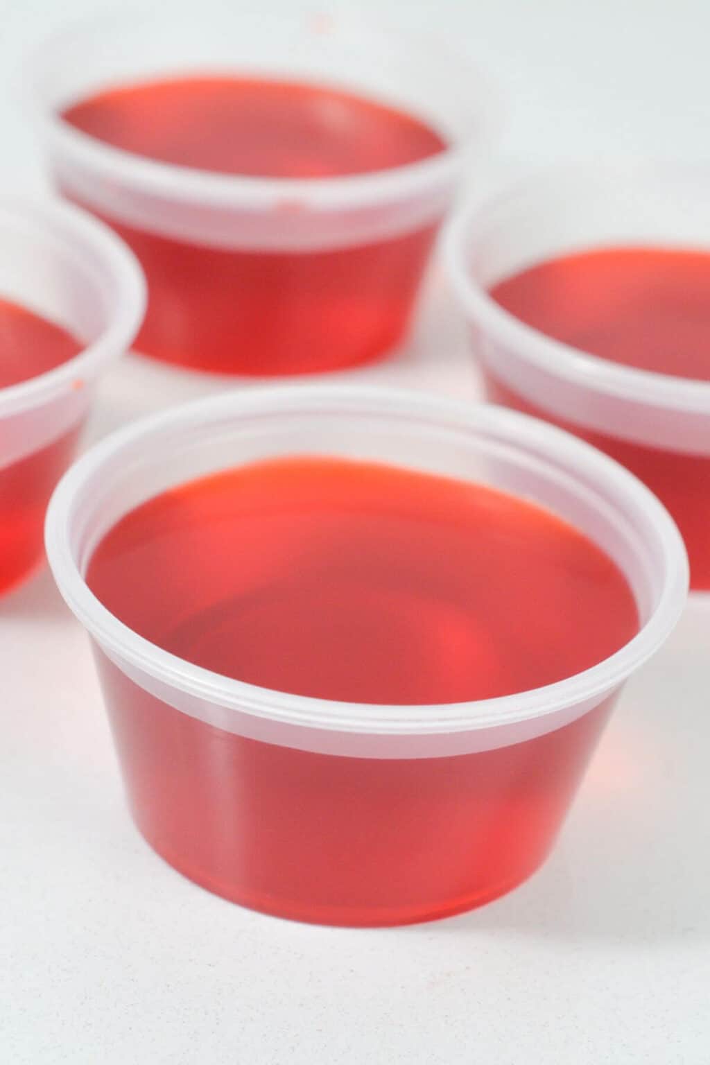 Santa Hat Jello Shots | Little Bit Recipes