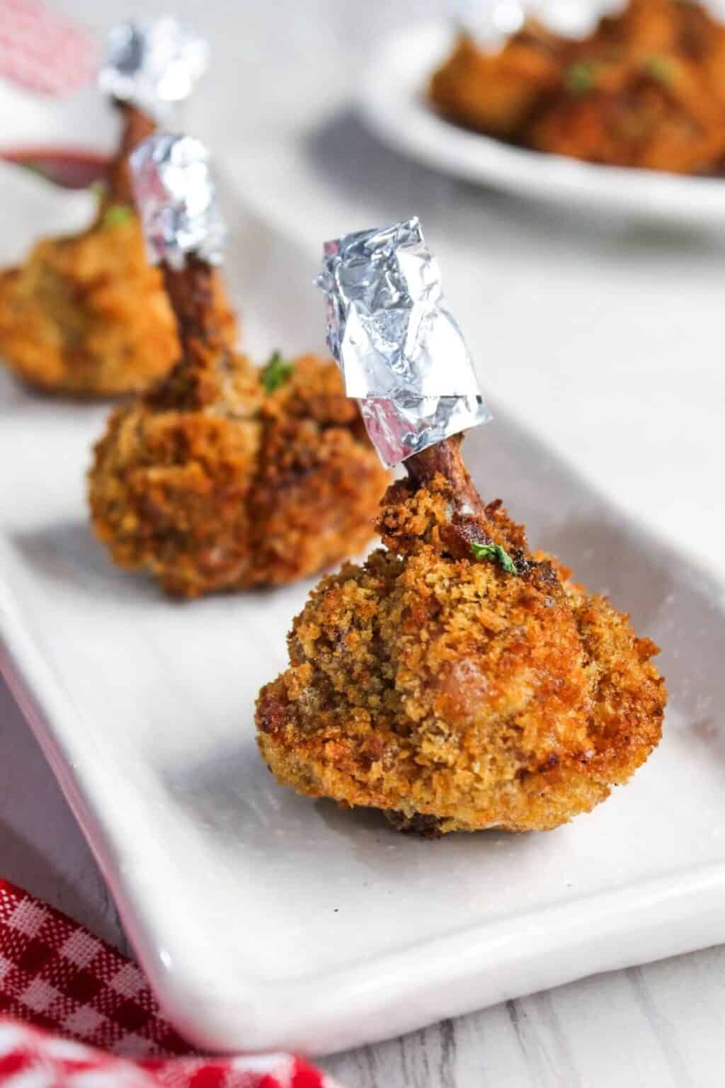 Chicken Lollipops in Air Fryer | Little Bit Recipes