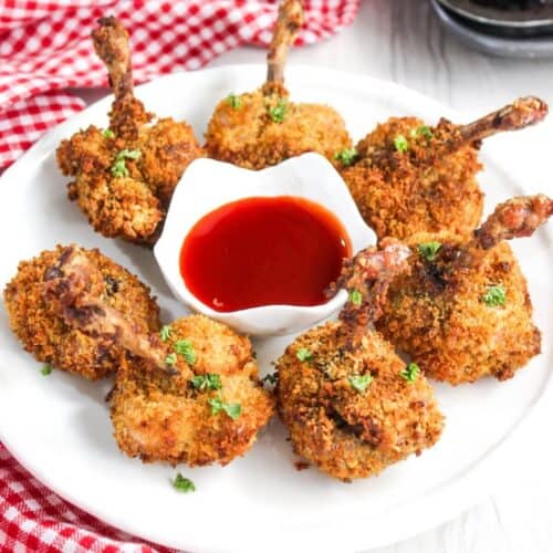 Chicken Lollipops in Air Fryer | Little Bit Recipes