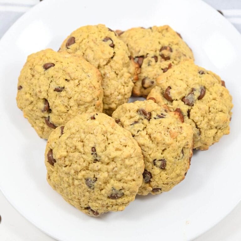 Oatmeal Chocolate Chip Cookies Small-Batch Recipe | Little Bit Recipes