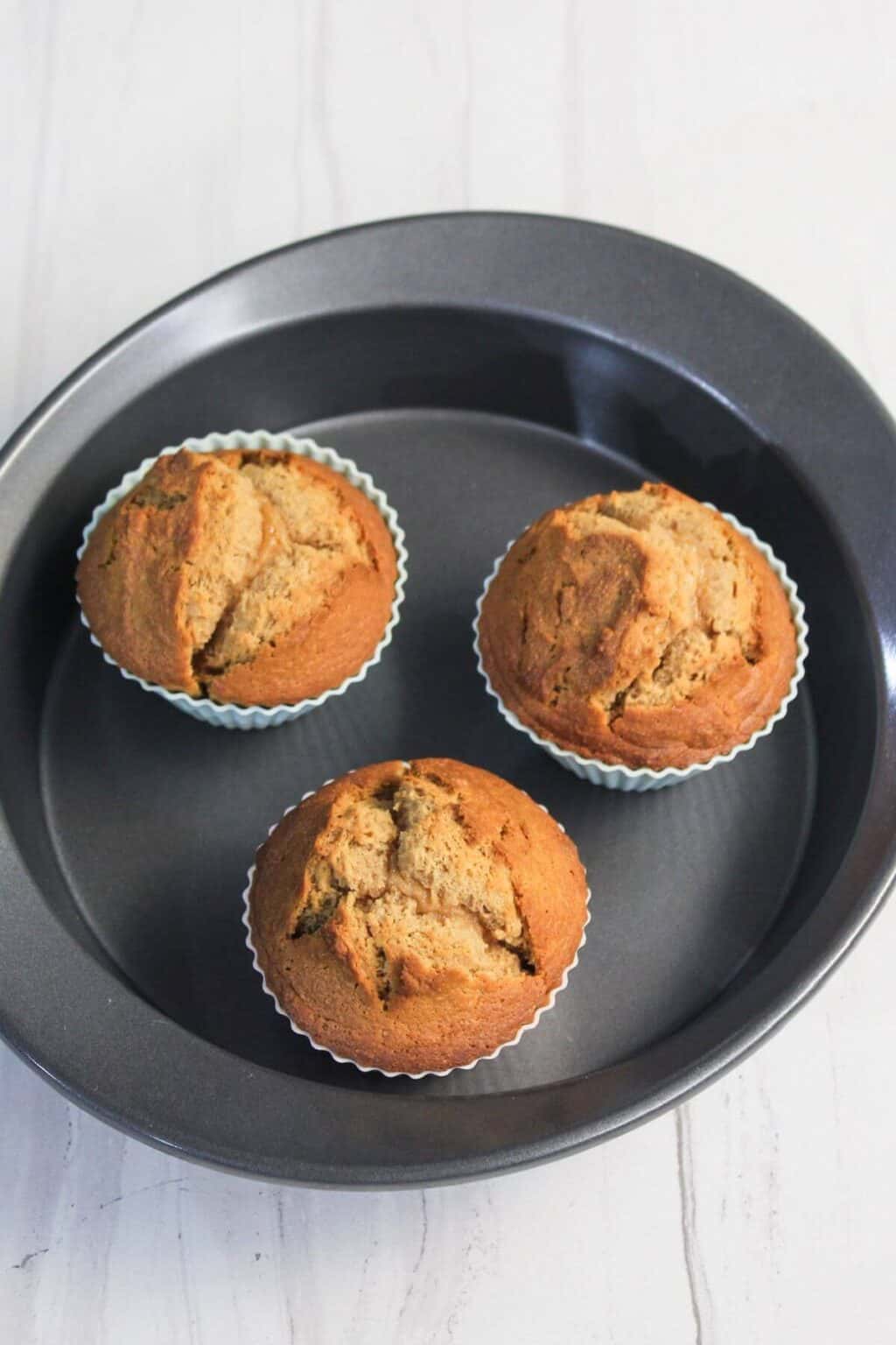 Air Fryer Biscoff Cream Cheese Muffins | Little Bit Recipes