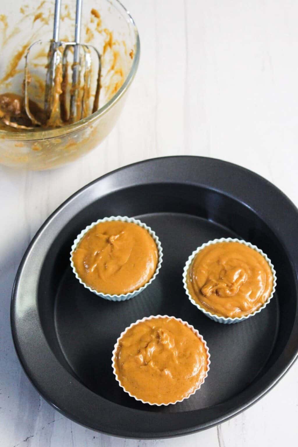 Air Fryer Biscoff Cream Cheese Muffins | Little Bit Recipes