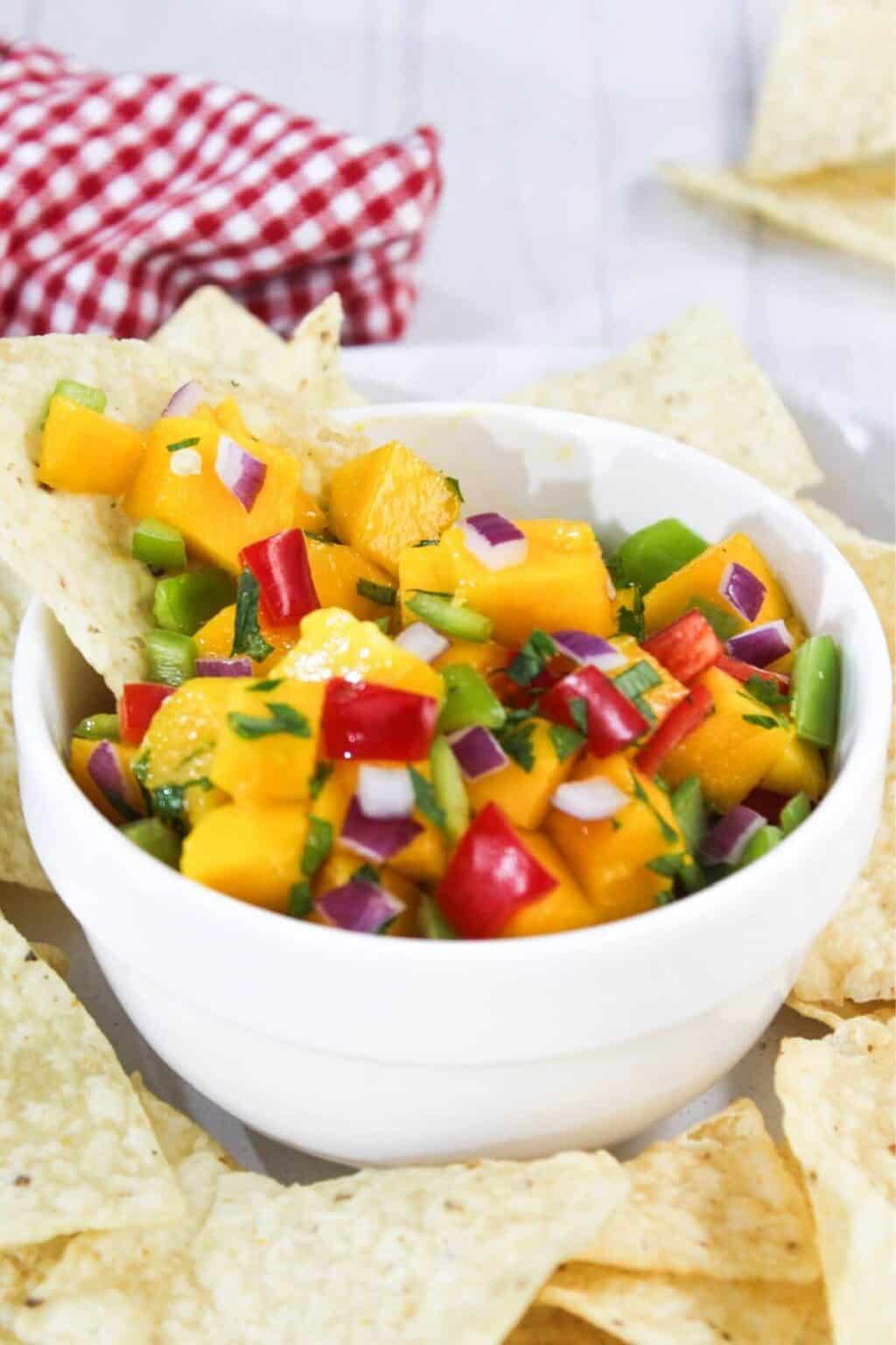 Mango Salsa | Little Bit Recipes