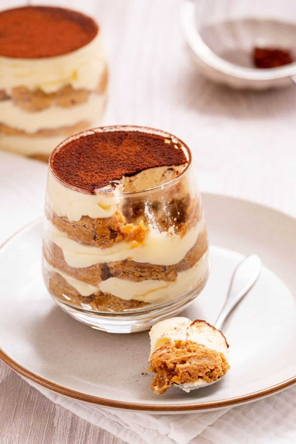 Mini Tiramisu Cups | Little Bit Recipes