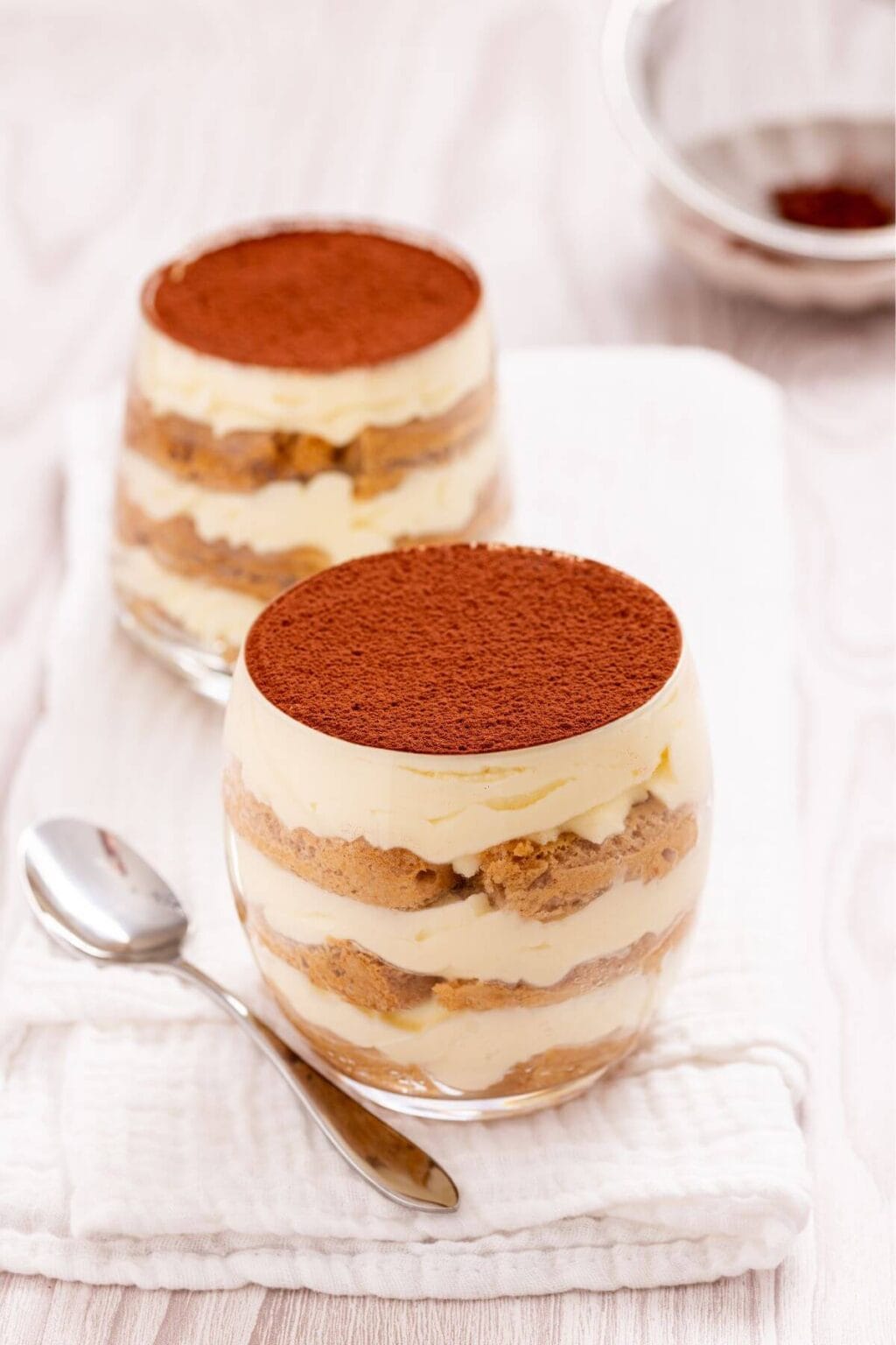 Mini Individual Tiramisu Cups | Little Bit Recipes