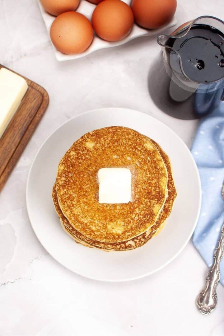 Coconut Flour Pancakes (Low-Carb, Gluten-Free, Dairy-Free) | Little Bit ...