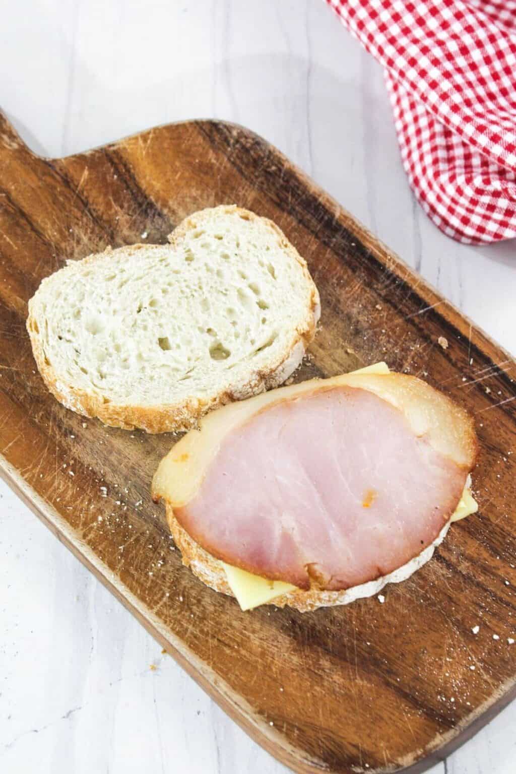 Ham Grilled Cheese | Little Bit Recipes