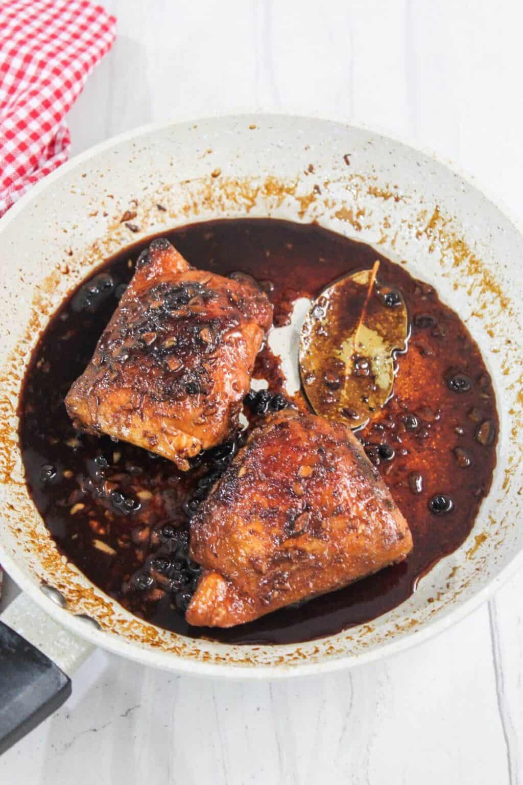Filipino Chicken Adobo | Little Bit Recipes