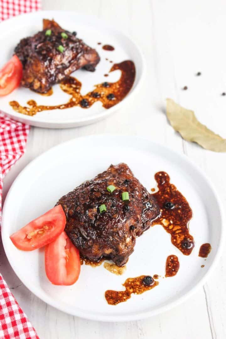 Filipino Chicken Adobo | Little Bit Recipes