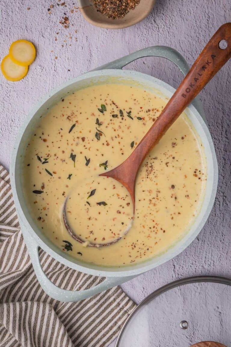 Creamy Yellow Squash Soup | Little Bit Recipes