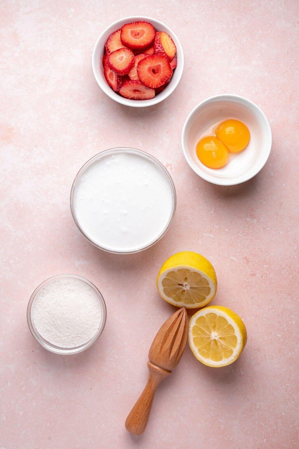 Dairy Free Strawberry Ice Cream in Ninja CREAMi | Little Bit Recipes