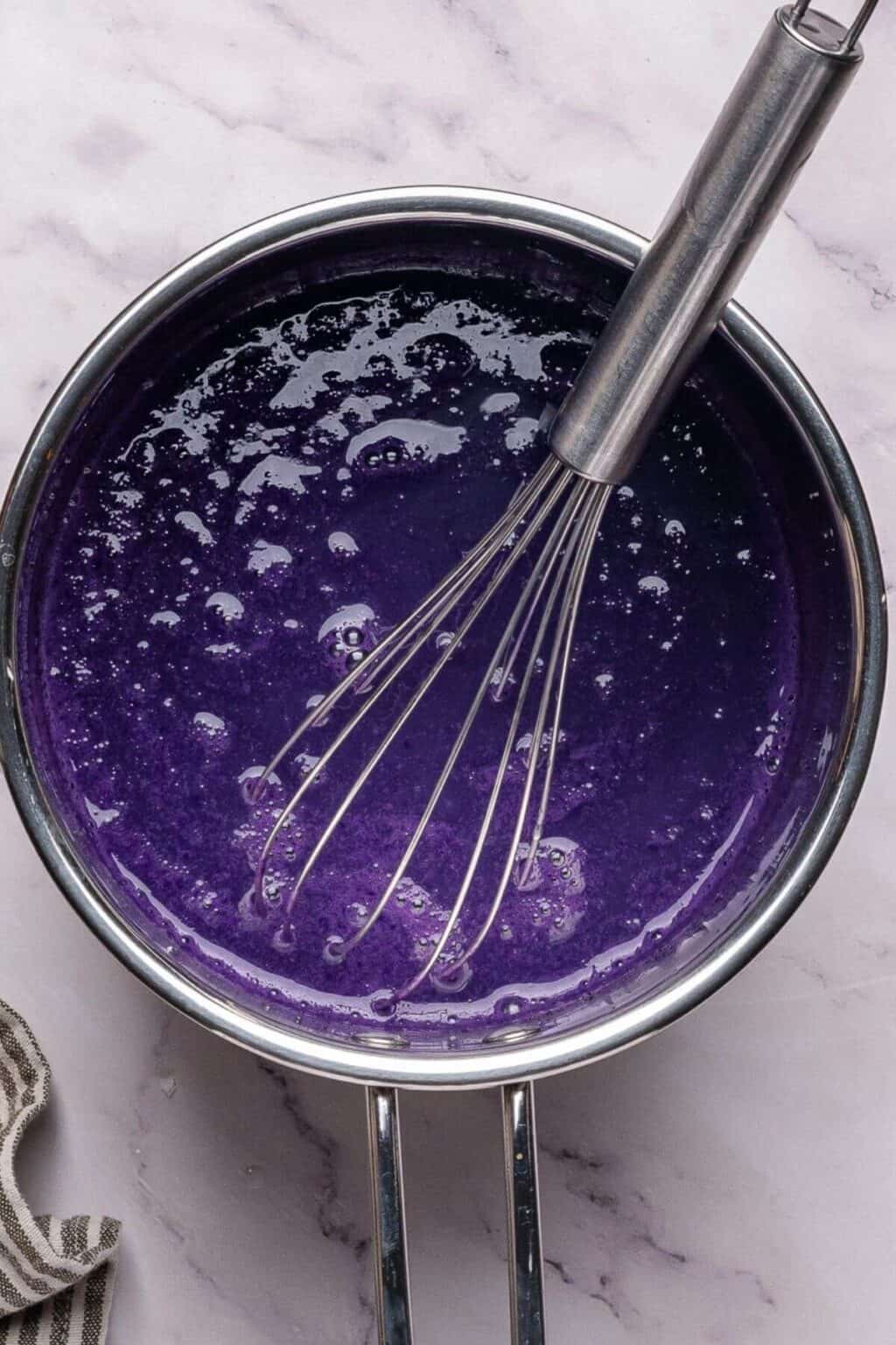 Ube Ice Cream in Ninja CREAMi (Dairy-Free) | Little Bit Recipes