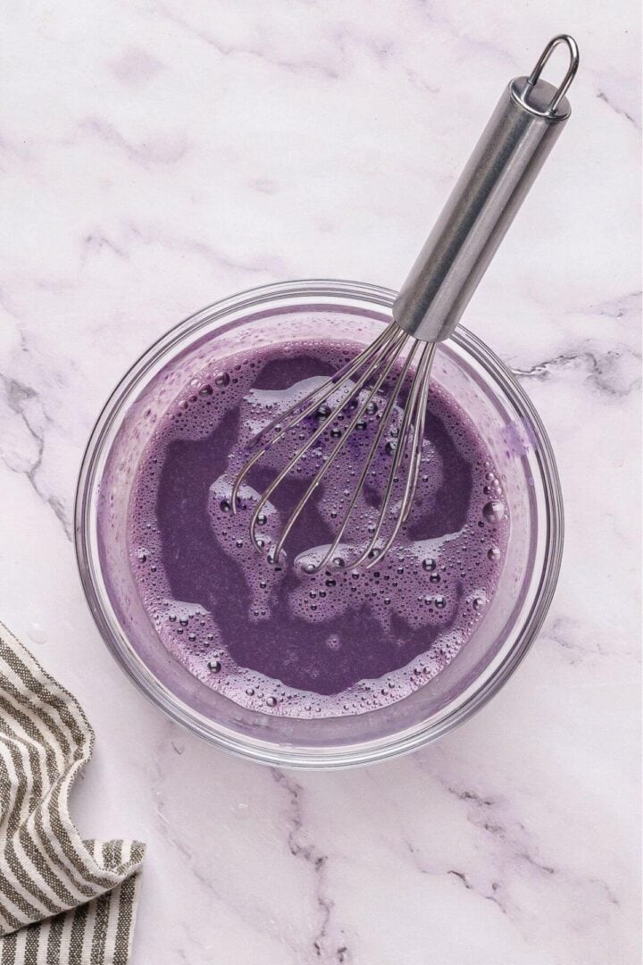 Ube Ice Cream in Ninja CREAMi (Dairy-Free) | Little Bit Recipes