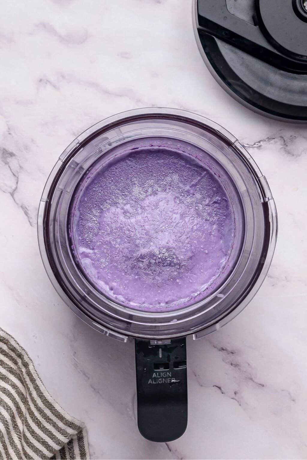 Ube Ice Cream in Ninja CREAMi (Dairy-Free) | Little Bit Recipes