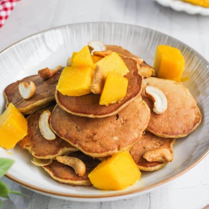 Coconut Flour Pancakes (Low-Carb, Gluten-Free, Dairy-Free) | Little Bit ...