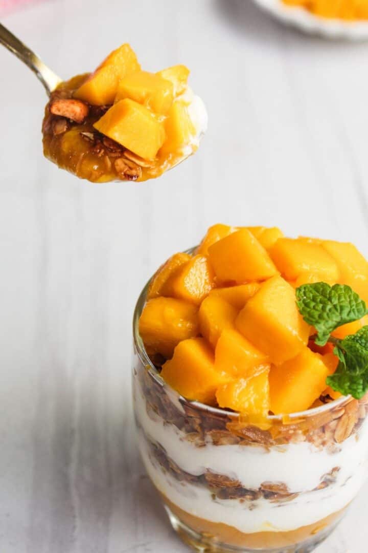 Mango Parfait | Little Bit Recipes