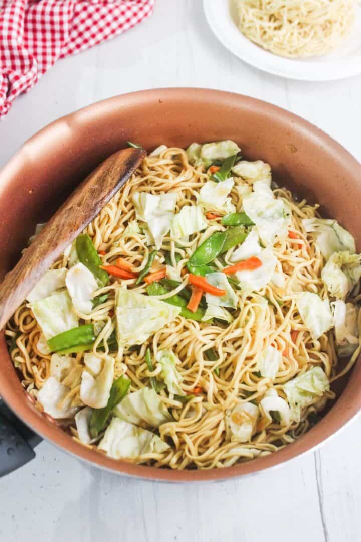 Shrimp Pancit Canton | Little Bit Recipes
