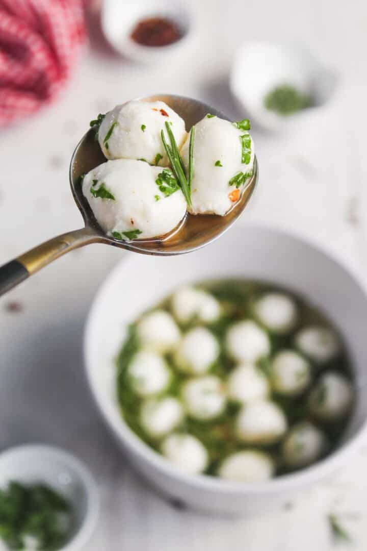 Marinated Mozzarella Balls | Little Bit Recipes