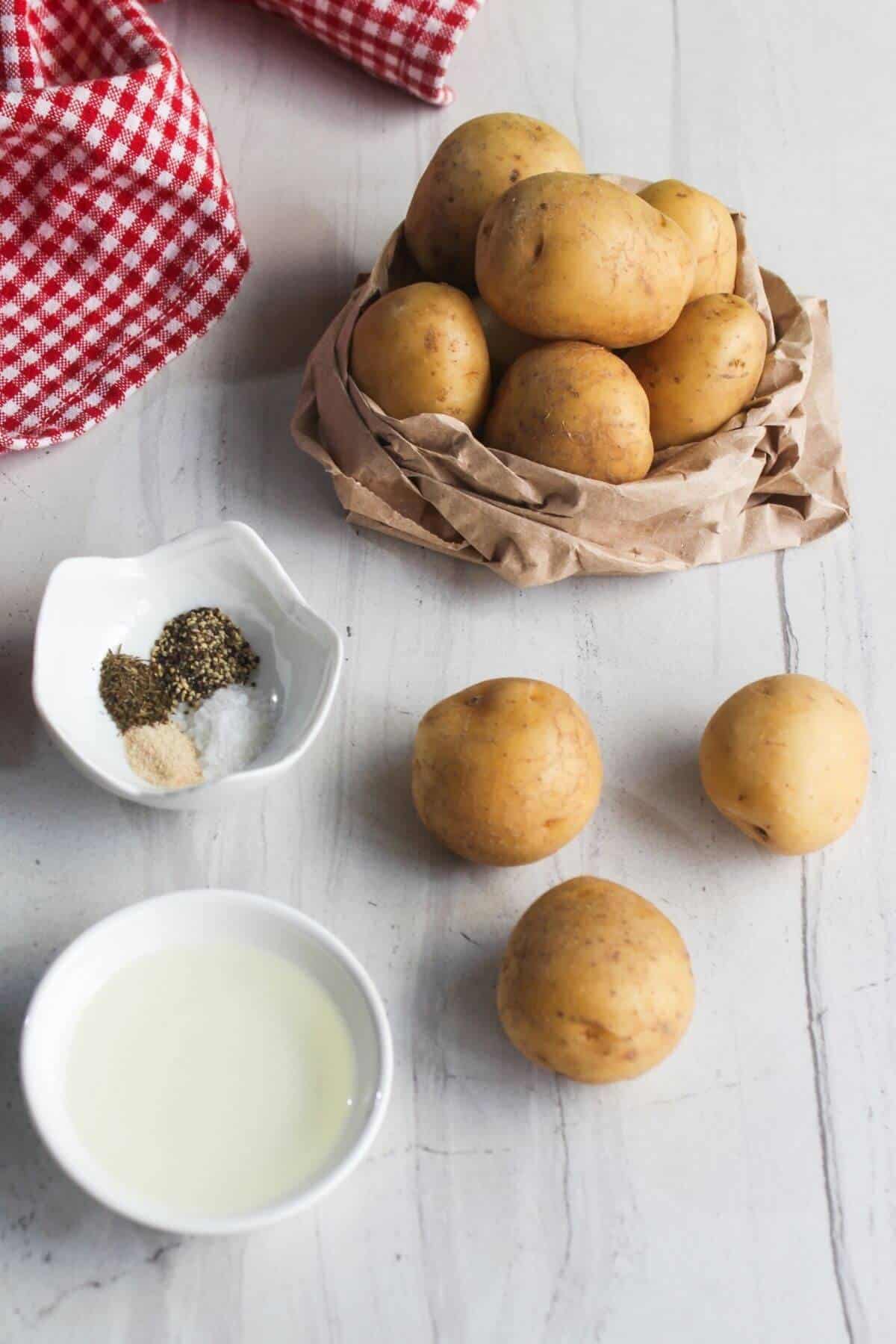 Grilled Baby Potatoes | Little Bit Recipes